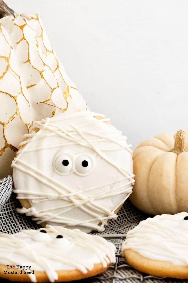 Easy Mummy Shortbread Cookies - The Happy Mustard Seed