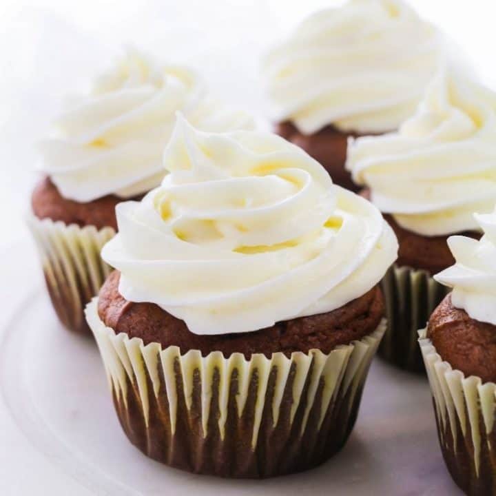 Moist Pumpkin Cupcakes - The Happy Mustard Seed