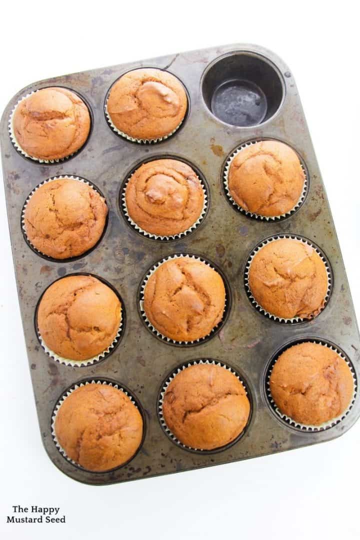 Moist Pumpkin Cupcakes - The Happy Mustard Seed