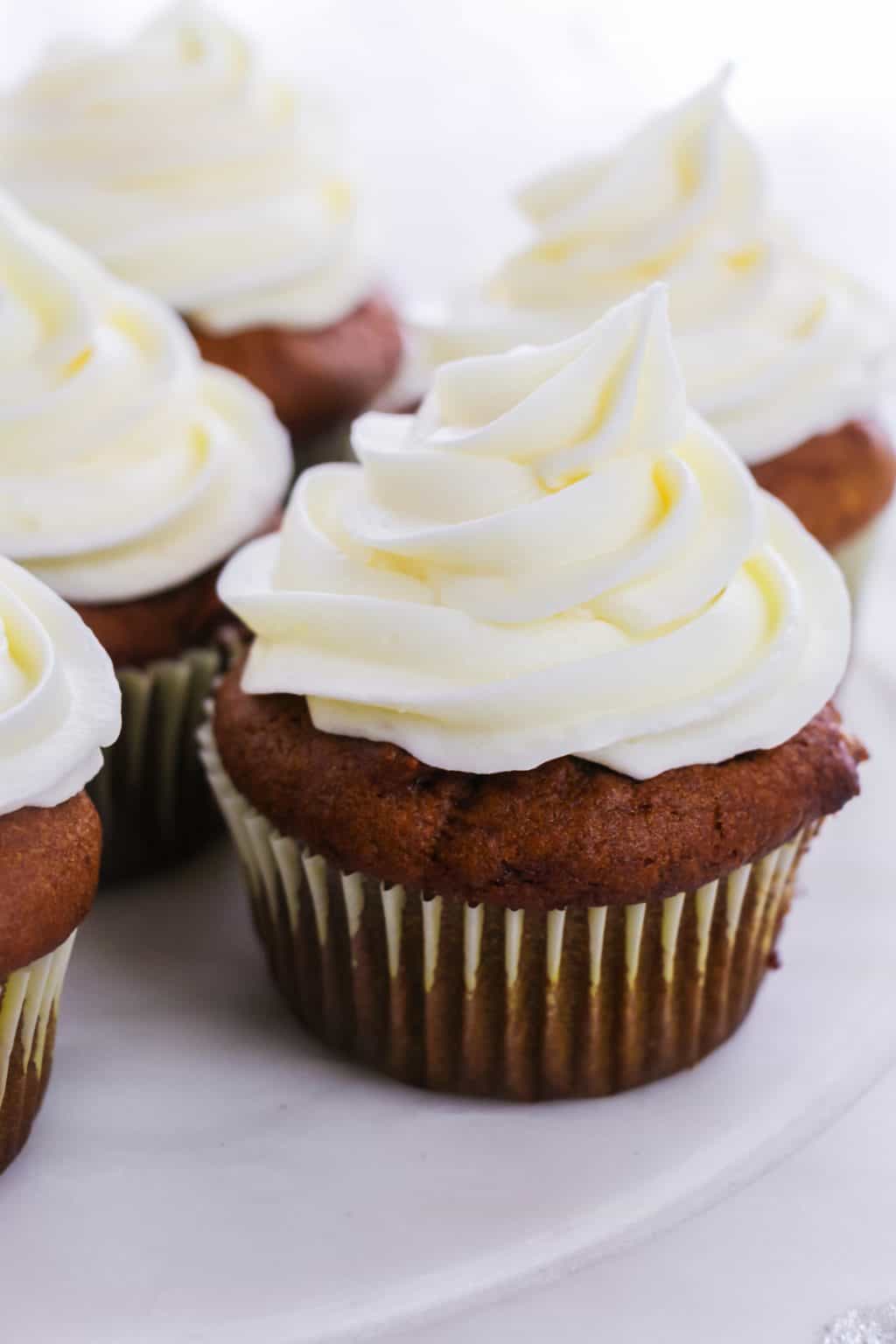 Moist Pumpkin Cupcakes - The Happy Mustard Seed