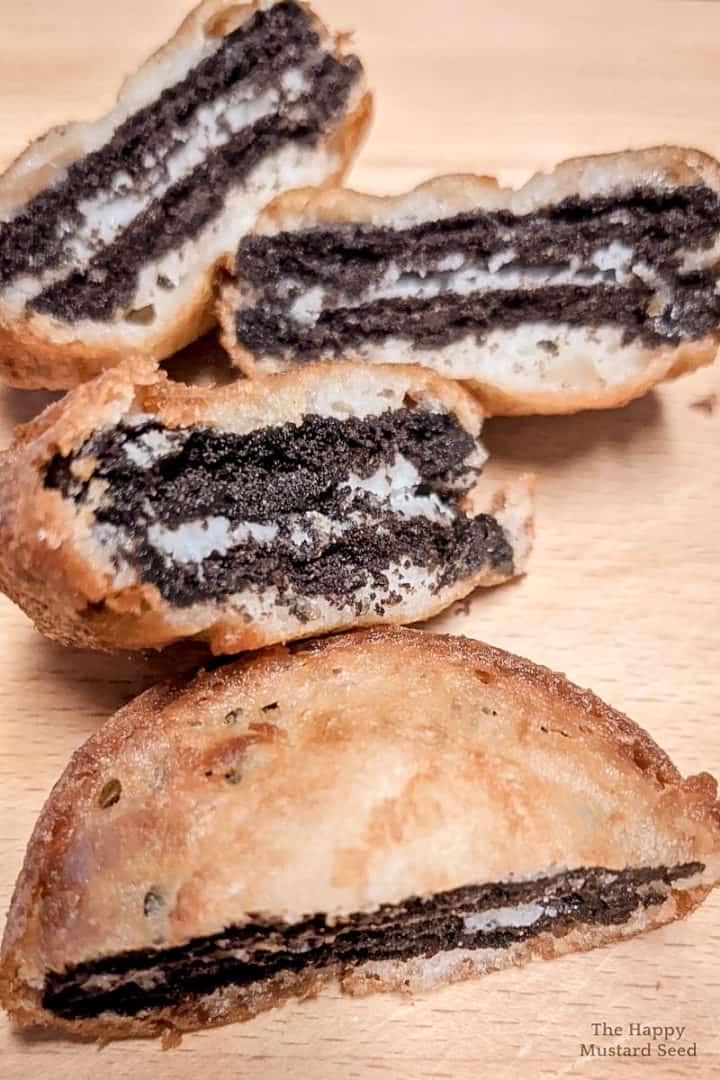 Deep-Fried Oreos - The Happy Mustard Seed
