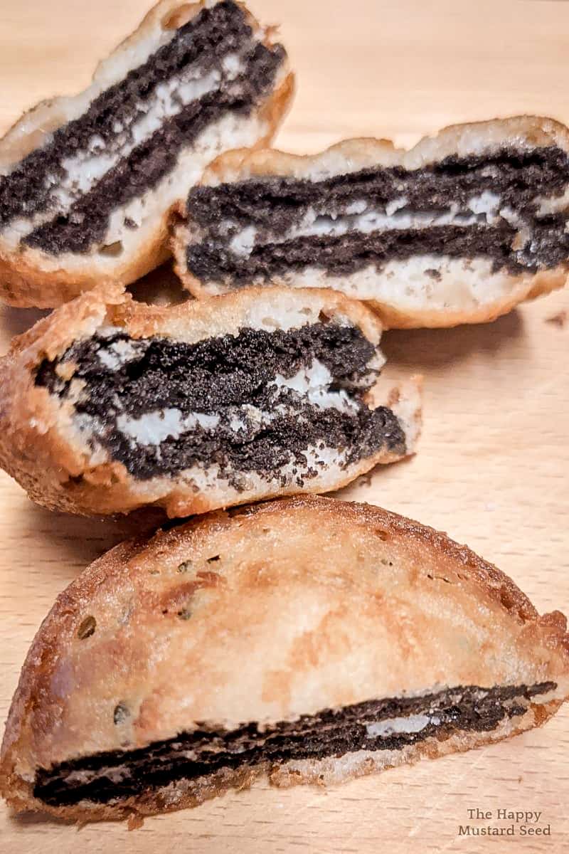 Deep-Fried Oreos - The Happy Mustard Seed