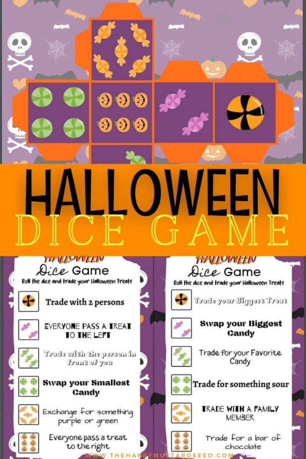 15 Minute Quick Halloween Dice Game That Will Make Kids Laugh - The ...