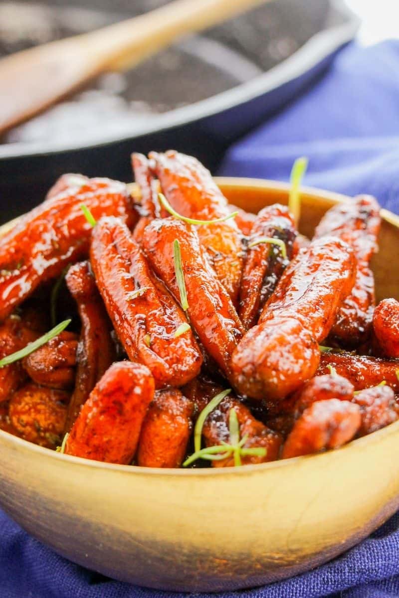 Old-Fashioned Candied Carrots - The Happy Mustard Seed