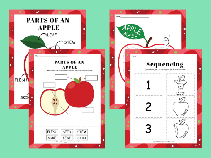 Want your kids to eat more apples? Try our apple worksheets FREE! Eat ...