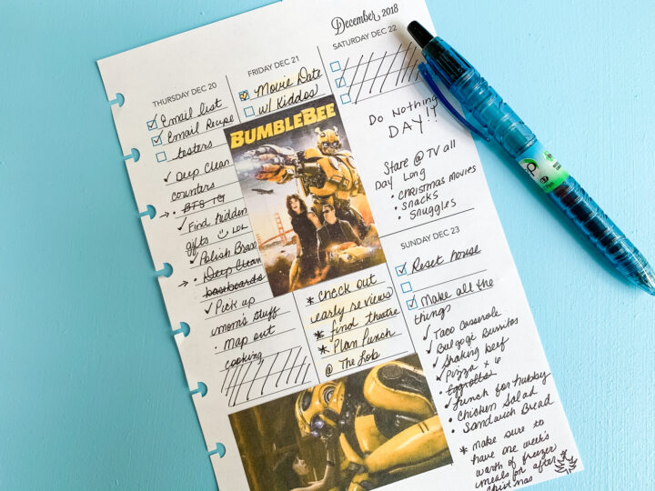 What To Track In A Paper Planner