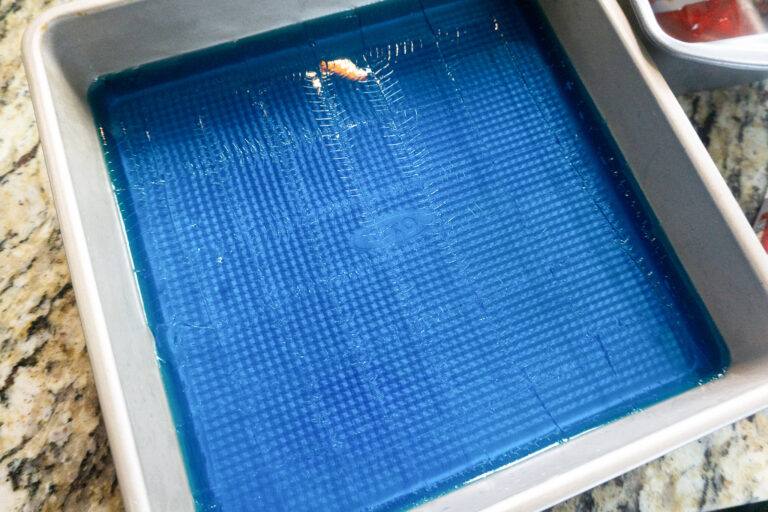 Red, White & Blue Stained Glass Jello Stars - The Happy Mustard Seed