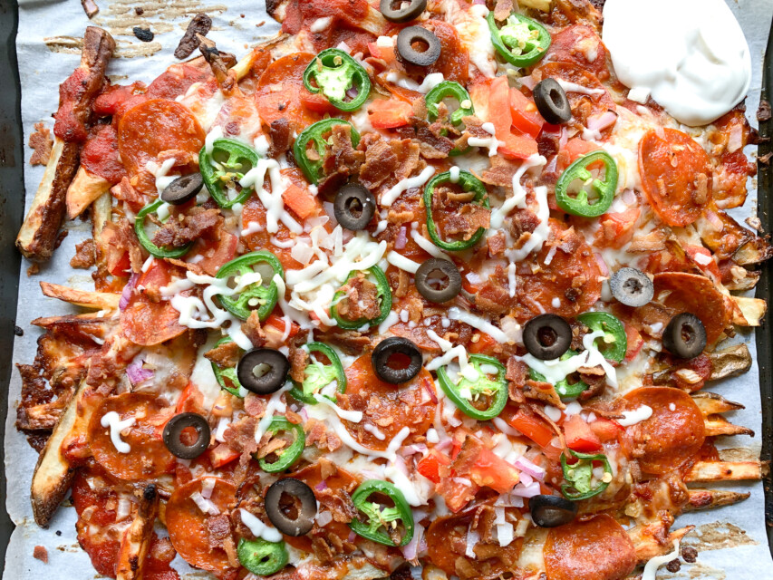 Pizza Fries (Air Fryer) - The Happy Mustard Seed