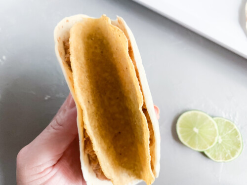 Double Decker Tacos - The Happy Mustard Seed