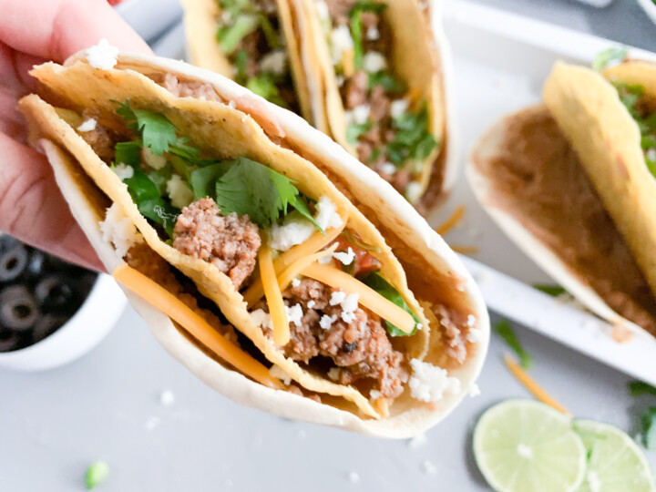 Double Decker Tacos - The Happy Mustard Seed