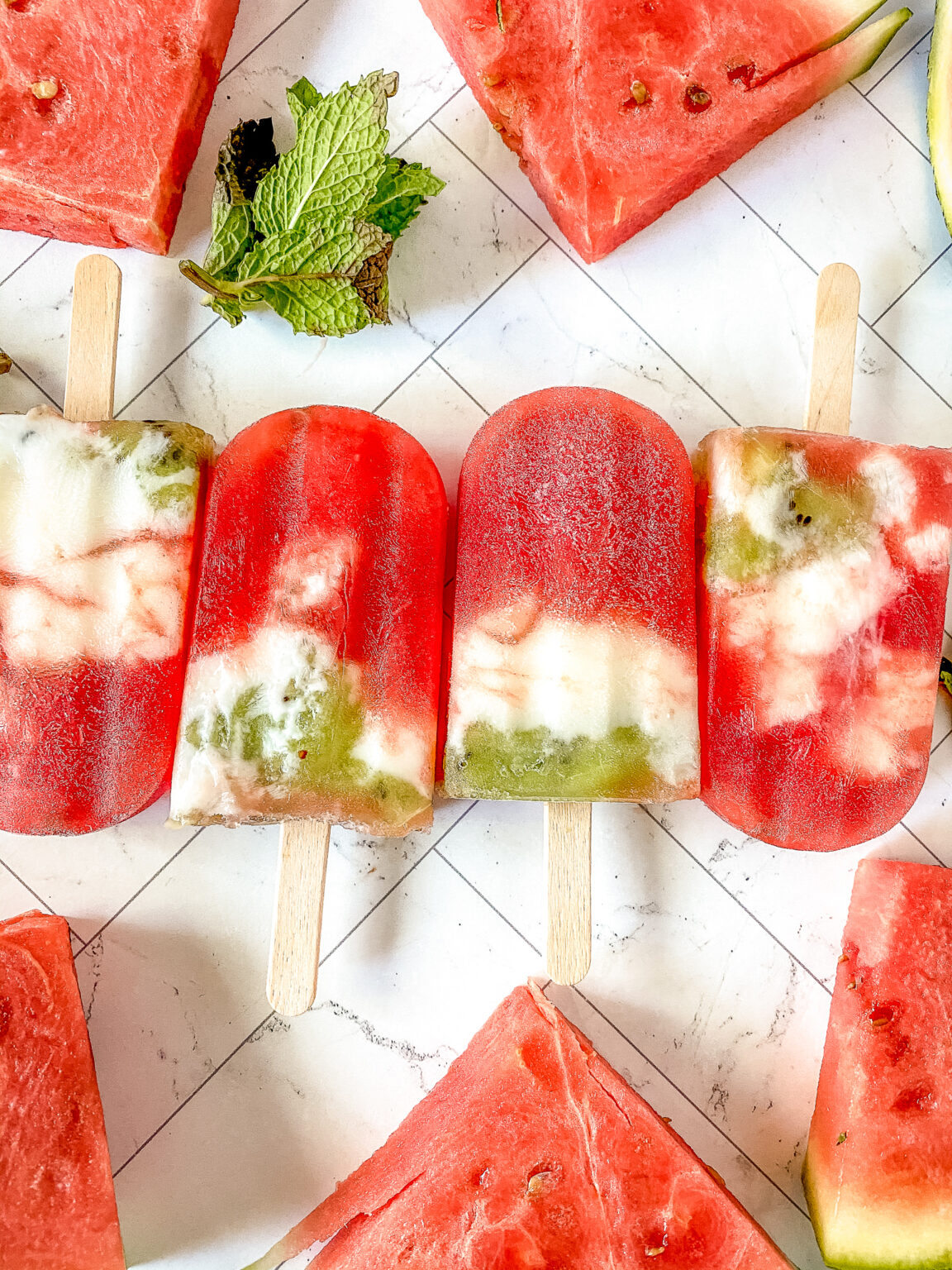 Watermelon Popsicle Recipe - The Happy Mustard Seed